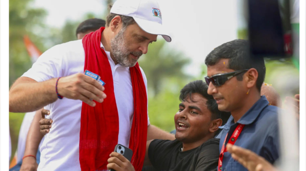 Voter Adhikar Yatra: Key moments from Rahul Gandhi's Bihar rally