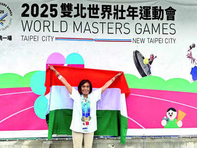 Golden glory at 70: Veteran swimmer scripts historic win