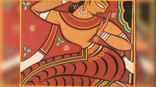 Beautiful paintings by famous Indian artist Jamini Roy