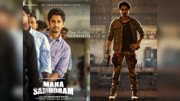 Maha Samudram Movie Posters: Impressive first look posters of ...