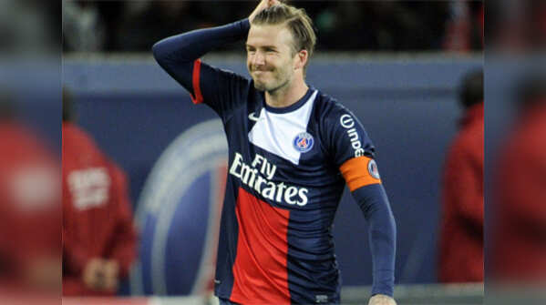 Tearful David Beckham bids farewell