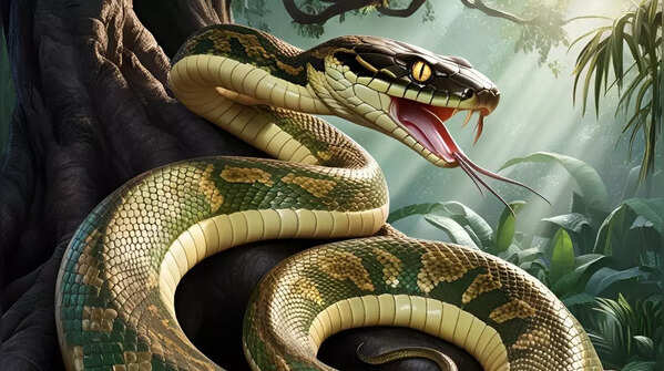 Ancient snake as long as a train found in Gujarat – is this the real ...