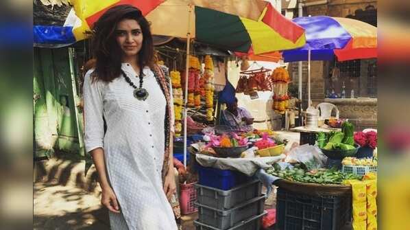 Karishma Tanna vistis Babulnath Temple, Mumbai