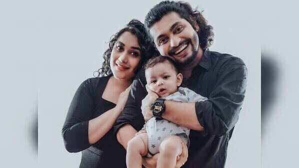 Here are some cute pictures of Parvathy Krishna's baby boy Avyukth
