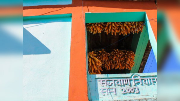 Why is this place called the "Corn Village of India"?