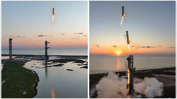 SpaceX releases stunning images of starship launch and landing