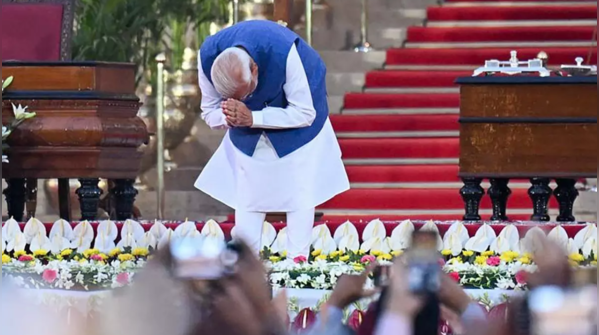 New government: Key moments from PM Modi's oath ceremony