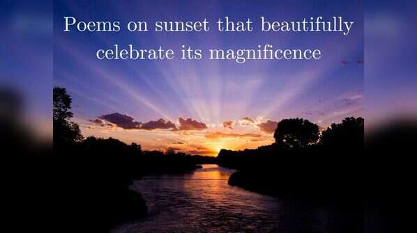 Poems on sunset that beautifully celebrate its magnificence
