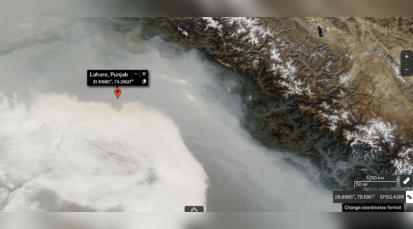 In pictures: Nasa satellite captures toxic smog blanket over Lahore and ...