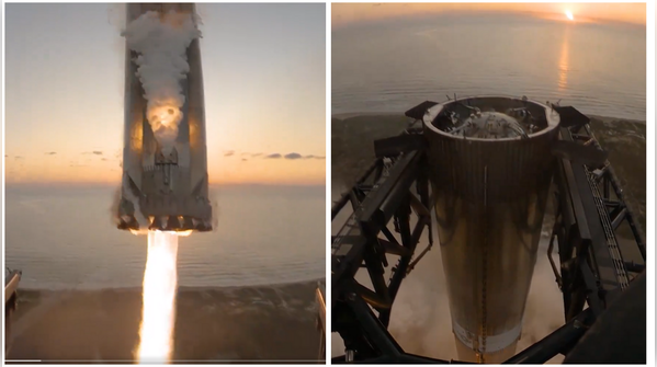 SpaceX releases stunning images of starship launch and landing