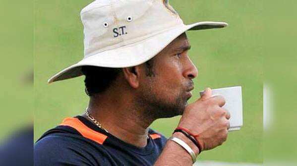 Indian team's practice session