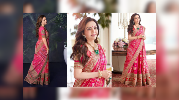From Mameru to Sangeet: Gorgeous looks of Nita Ambani from Anant ...