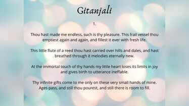 Gitanjali Poems