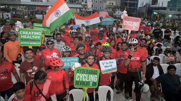 India’s first solar roof cycling track comes up in Hyderabad