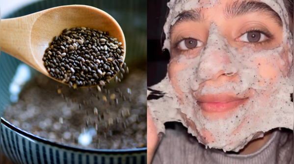 Chia seeds rice water mask that works perfectly on blackheads
