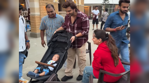 Dipika Kakar takes son Ruhaan to dad Shoaib Ibrahim's shoot for the ...
