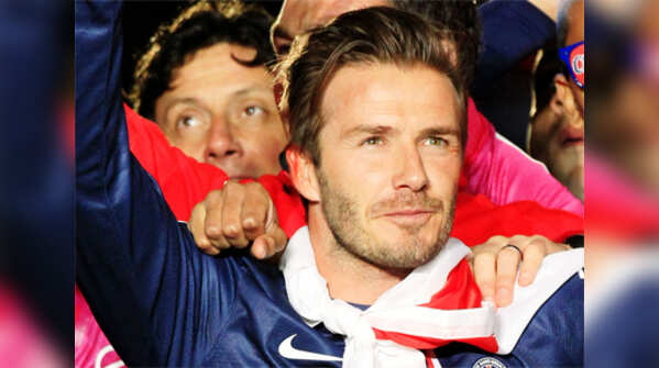 Tearful David Beckham bids farewell