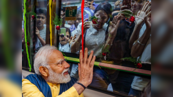 India's 1st under-water metro inaugurated: PM Modi takes ride with students