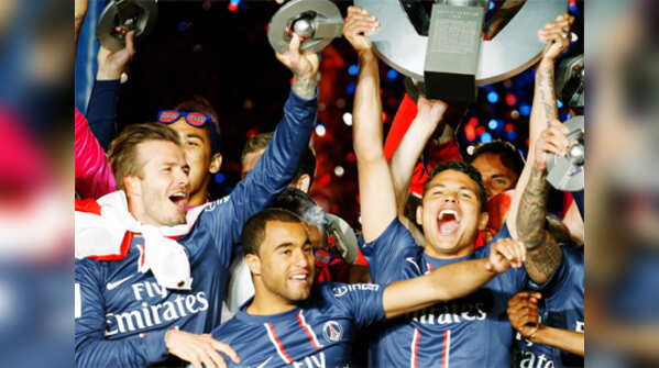 Tearful David Beckham bids farewell