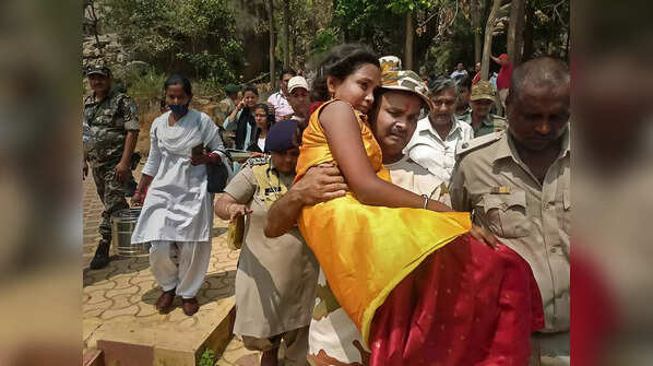44-hour ordeal: Photos of Jharkhand ropeway rescue operation