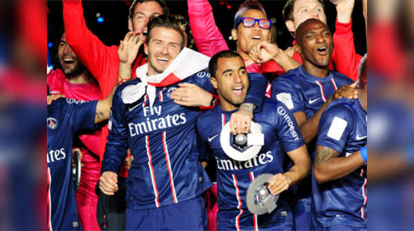 Tearful David Beckham bids farewell