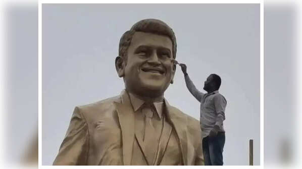 Here's how Puneeth Rajkumar Is Being Immortalised By Fans And Kannada ...