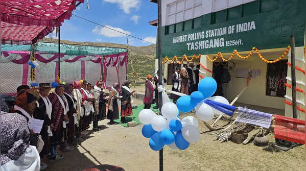 Photos: Tashigang, world's highest polling station