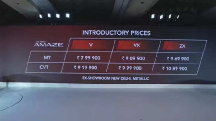 New Honda Amaze Launch Live Updates: Design, engine, features, bookings ...