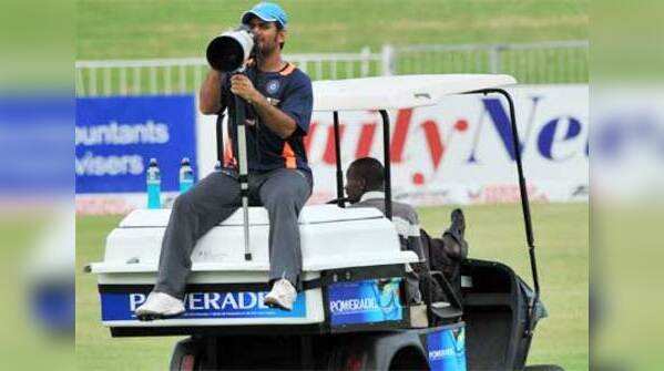 Indian team's practice session