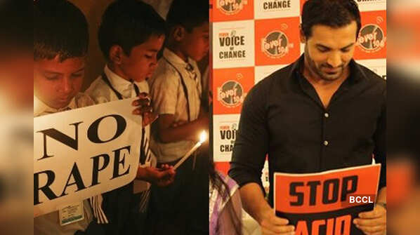 Celebs and their campaigns against rape