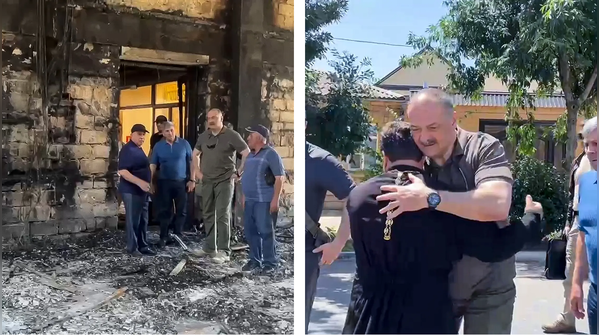 Tragic day in pictures: Terror attack on Russia's church and synagogue ...