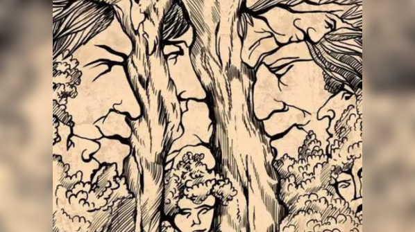 You have 20/20 vision if you can find all the hidden faces
