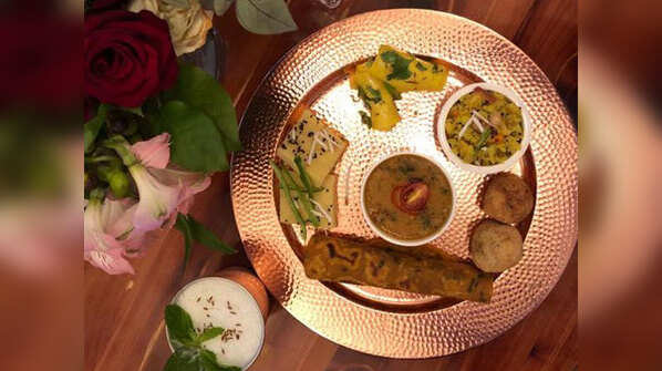 Prime Minister Narendra Modi is welcomed to USA with special NaMo thali