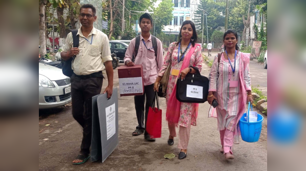 Polling officers climb hills, cross rivers as India gears up for world ...