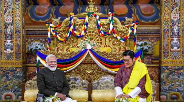 In pics: Bhutanese PM welcomes 'Bade Bhai' PM Modi