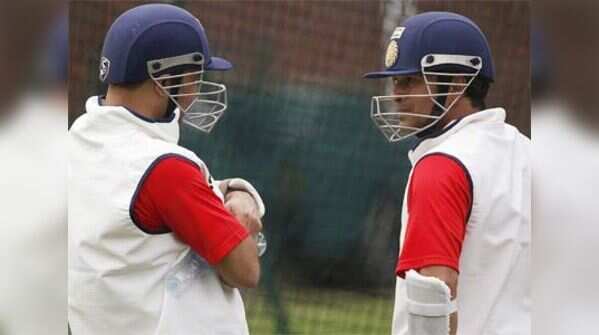 Indian team's practice session