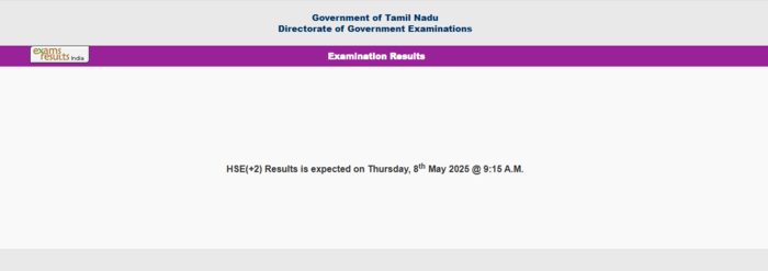 Tamil Nadu Board Class 12th HSC Public Exam Result: DGE TN Plus 2 exam ...