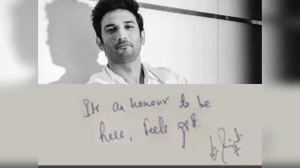 Sushant Singh Rajput handwriting analysis: A peek into his personality
