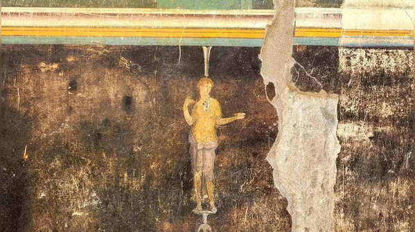 'Scenes from Greek mythology': Hall with Trojan war decorations uncovered in Pompeii