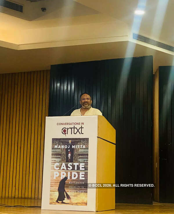 Journalist-author Manoj Mitta's new book 'Caste Pride' launched in New ...