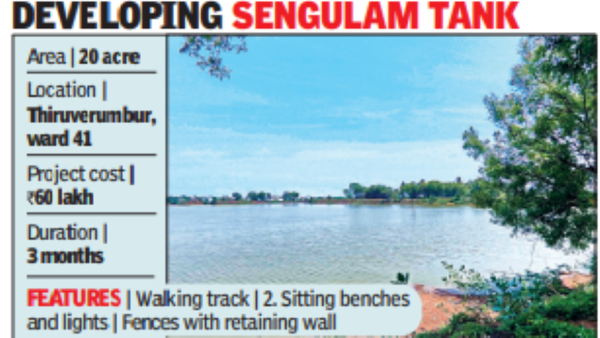 Trichy: Trichy’s Sengulam Tank To Be Turned Into Recreational Spot ...