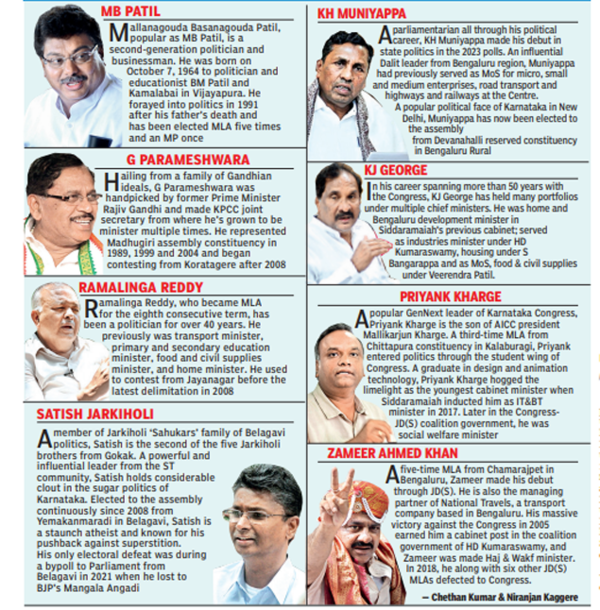 Veterans make early entry into Karnataka cabinet; three from Bengaluru ...