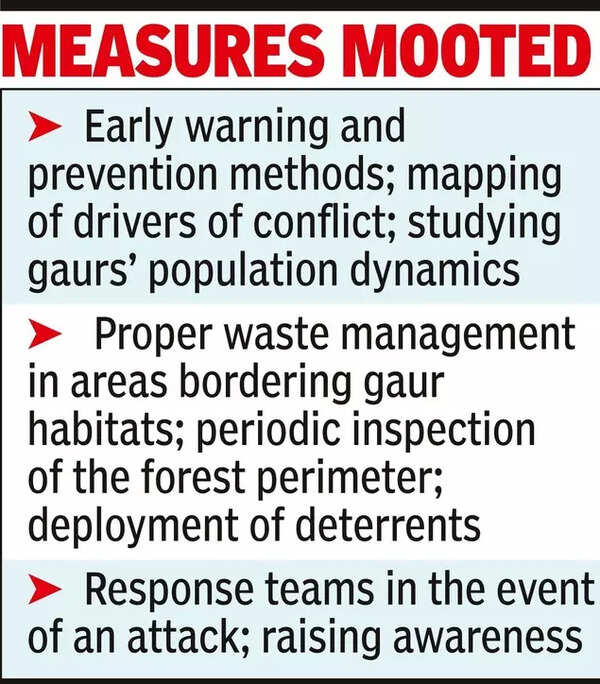 Gaur attacks: Identifying red lines, changing habitats | Kochi News ...