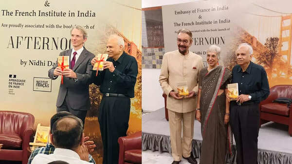 Kabir Bedi, Gurcharan Das, top diplomats attend book launch of Nidhi ...