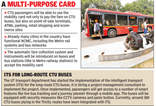 Pay for travel or shopping: New card for CTU users | Chandigarh News ...