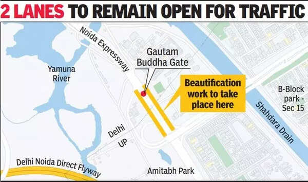 Delhi G20: Traffic jams likely as Noida to block one eway lane for G20 ...