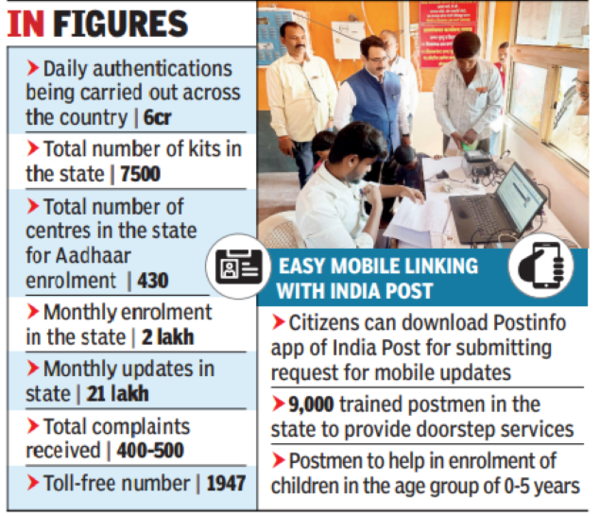 UIDAI to have Aadhaar seva kendras in each district soon | Pune News ...