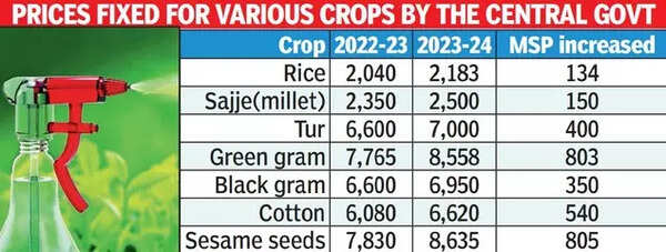 Tur growers cry foul over Centre's MSP | Hubballi News - Times of India