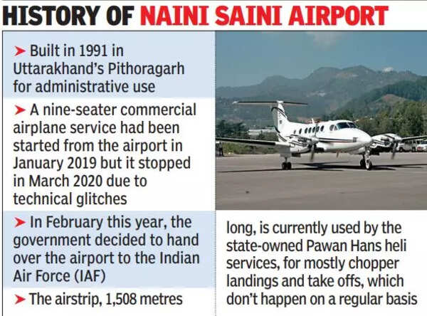 50km from China border, Naini Saini airport in Uttarakhand gets DGCA ...
