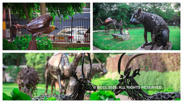 Metal scrap installations to beautify Delhi’s G20 park | Events Movie ...